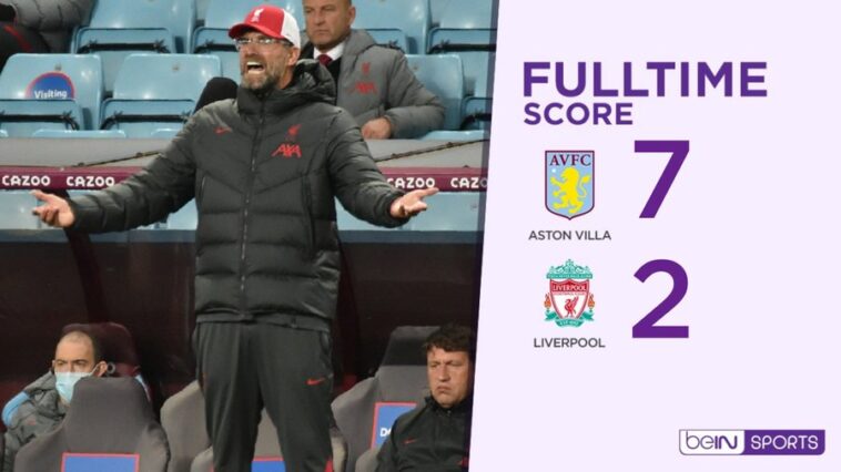 FT: Aston Villa 7-2 Liverpool, Watkins Bags Hattrick' Grealish Brace ...