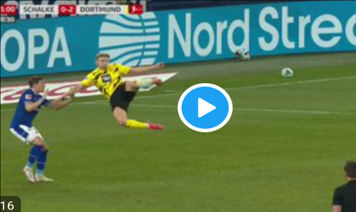 GOAL Erling Haaland Scores INSANE Bicycle Kick Goal Vs Schalke (VIDEO ...
