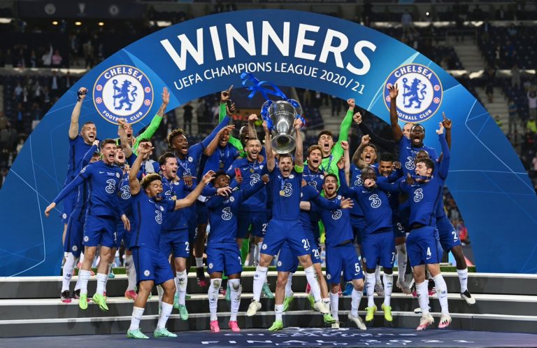 Chelsea Players, Coach Celebrate Champions League Win In Dressing Room ...