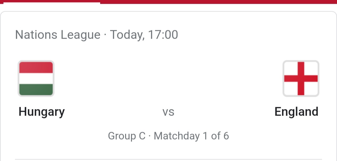 Hungary Vs England LIVE STREAM Nations League - MySportDab