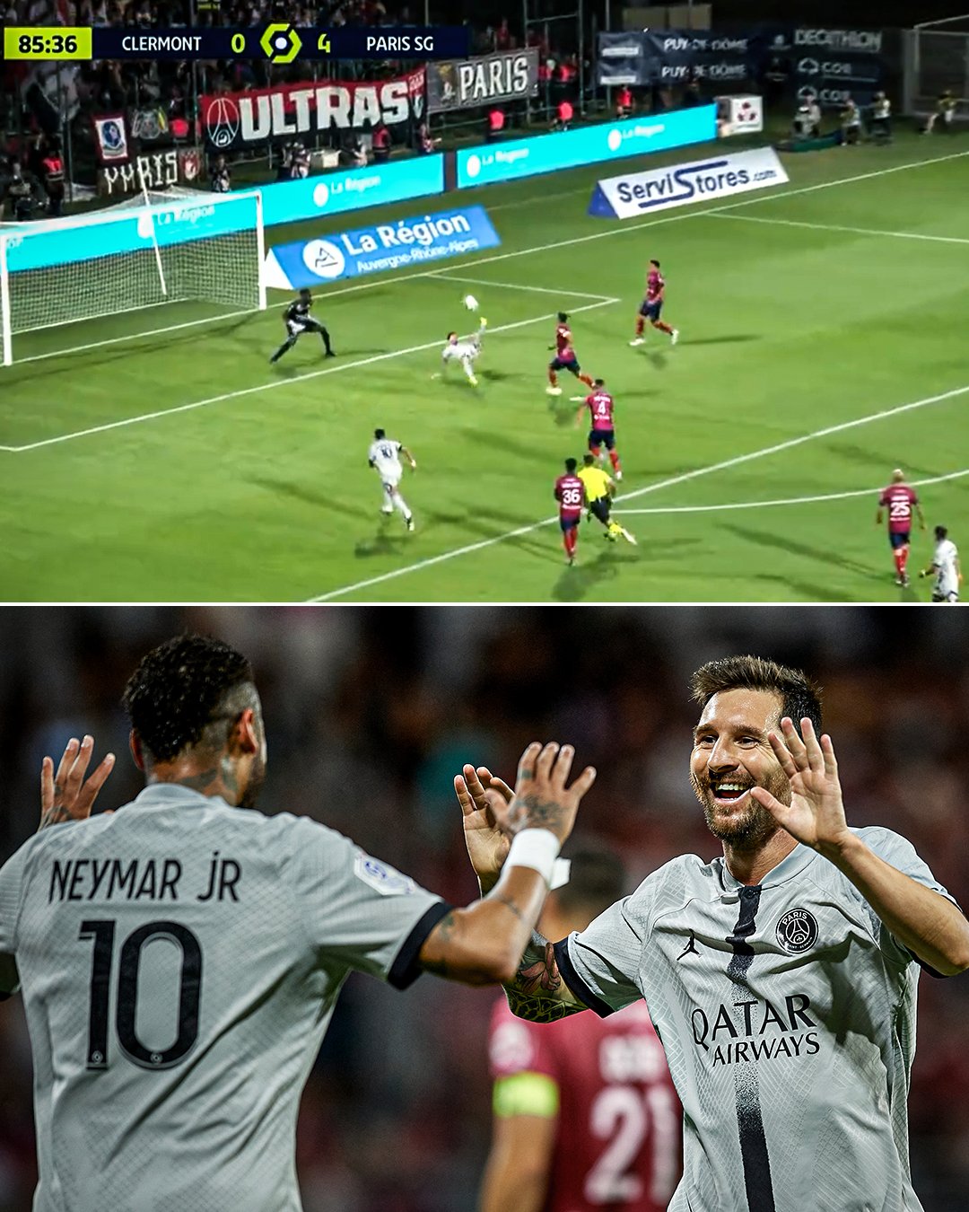 OMG! Watch Lionel Messi's Stunning Bicycle Kick vs Clemont Foot! (VIDEO ...