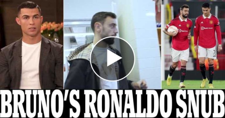 Bruno Fernandes ANGRY At Cristiano Ronaldo, Snubs Him At Portugal ...