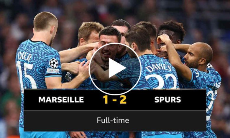 FT: Marseille 1-2 Tottenham, Spurs Advance To Next ROUND! (VIDEO ...