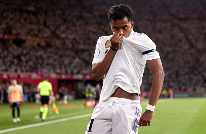 FT: Real Madrid 2-1 Osasuna, Rodrygo Brace Seals Copa Del Rey Trophy ...