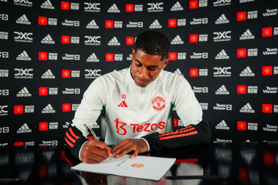 BREAKING: Marcus Rashford Sign New Man United Contract - MySportDab