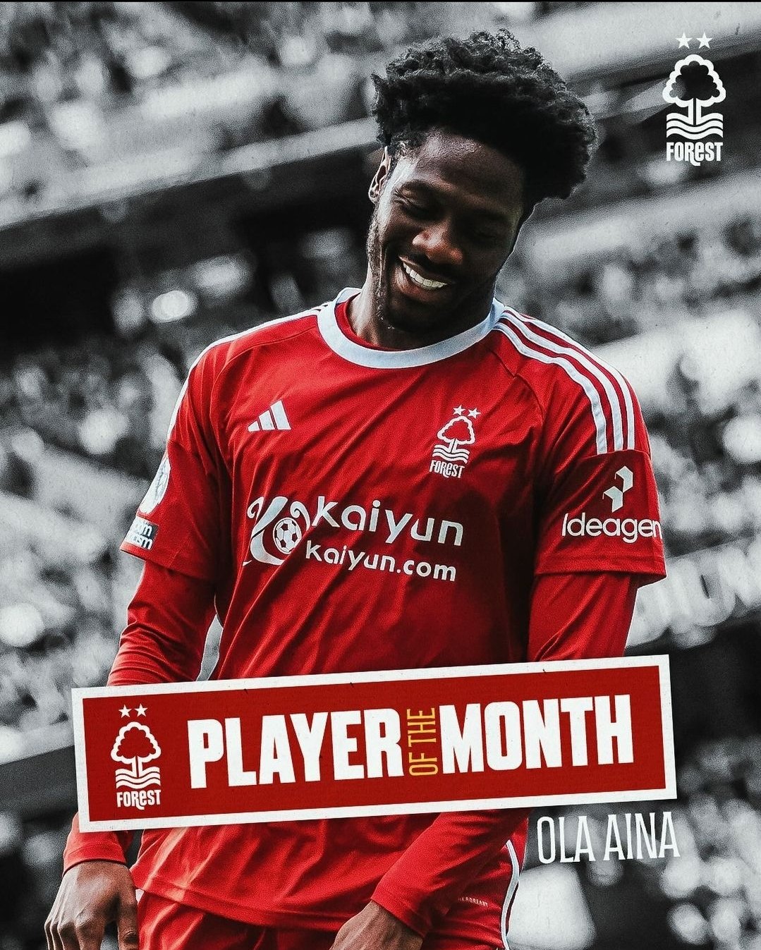 Ola Aina Wins Nottingham Forest Player of the Month for September ...